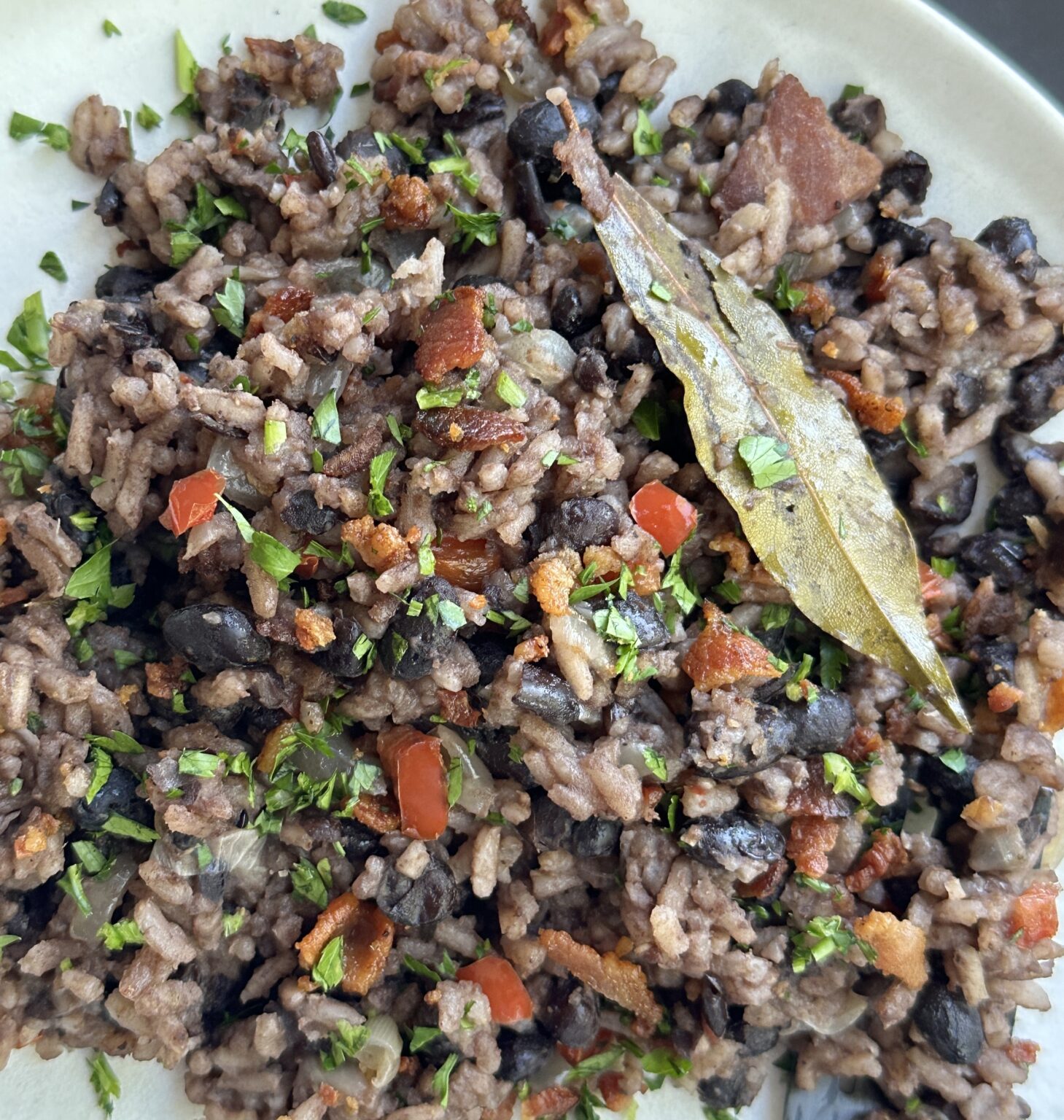 Arroz Congri (Cuban Black Beans and Rice) - The Mad Table